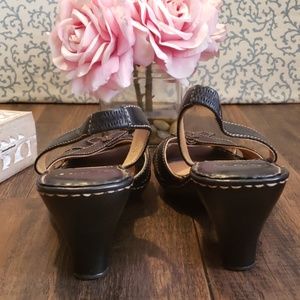 Born | Shoes | Born Black Hand Crafted Leather Slingback Heels | Poshmark